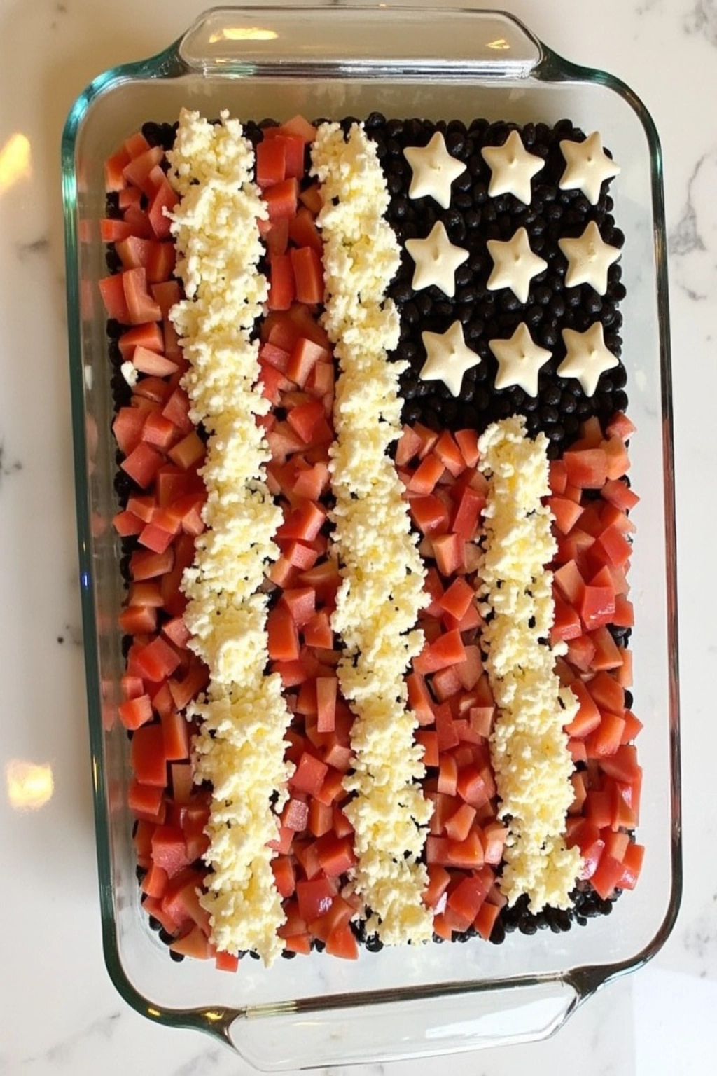 American Flag Layered Taco Dip Recipe 2026