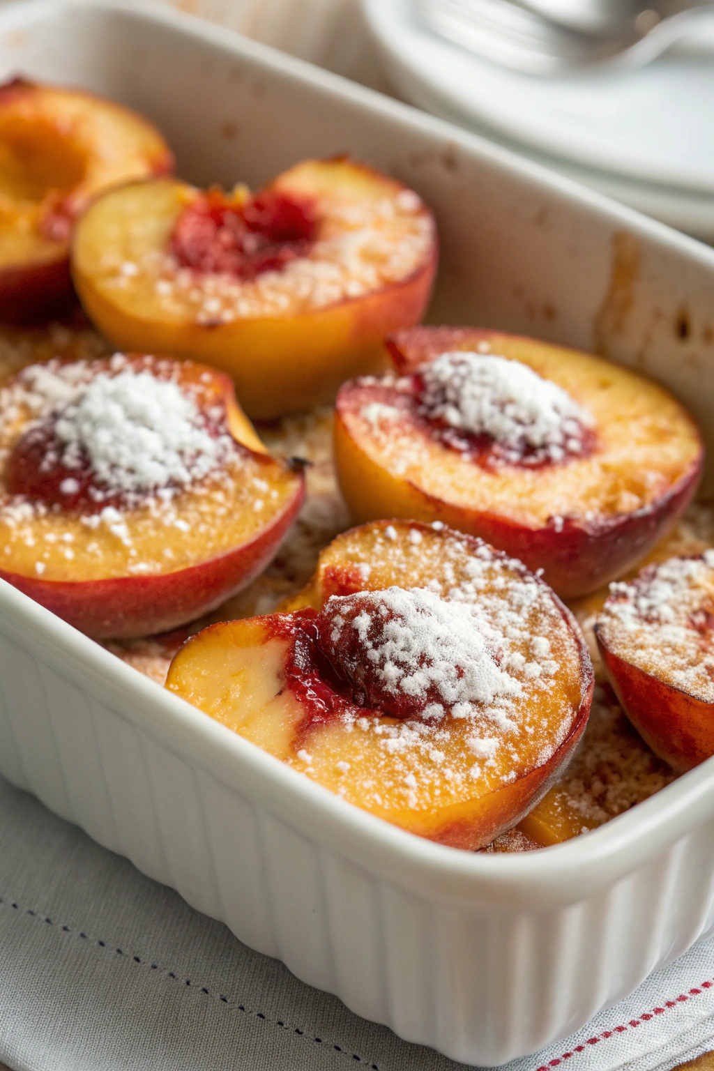 Baked Peaches With Cinnamon Sugar Recipe 2025
