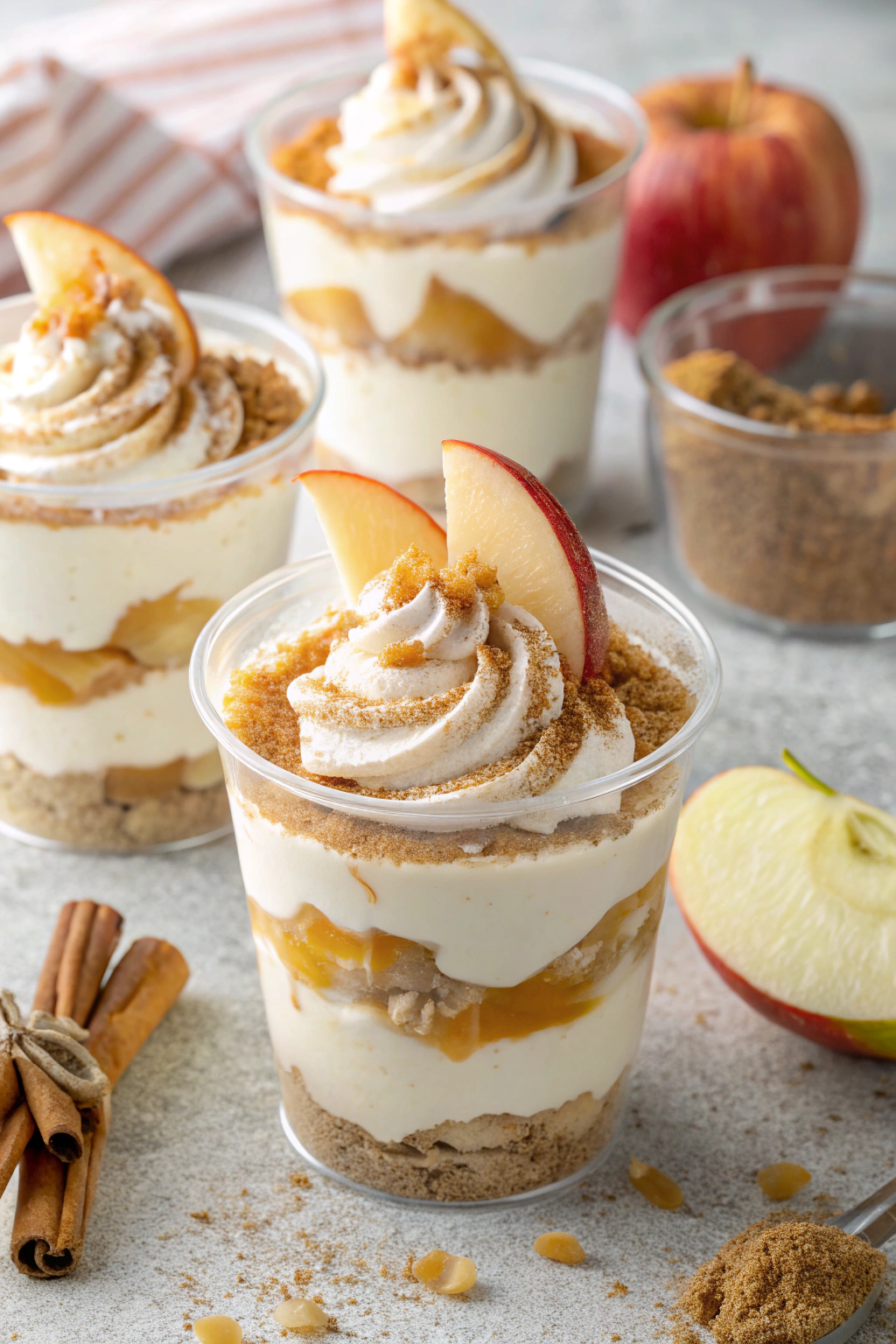 No Bake Caramel Apple Pie Cheesecake Parfaits Recipe 2026