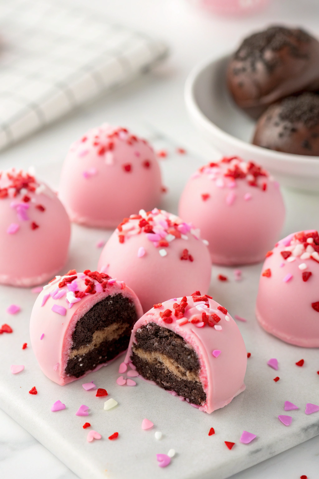 Oreo Truffle Balls with Pink Candy Coating 2025 - Recipes Of Chicken